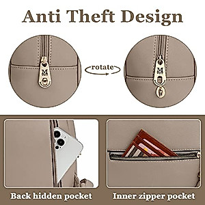 Montana West Anti Theft Backpack Purse for Women Backpack for Ladies with Secured Zipper & Tassel, MWC-104KH