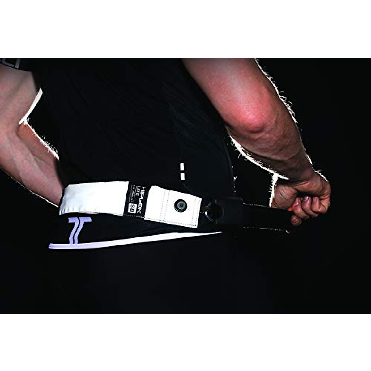 Hiplok Lite Unisex Adult Wearable Chain Bicycle Lock, Multicolour (High Visibility), 6 mm x 75 cm