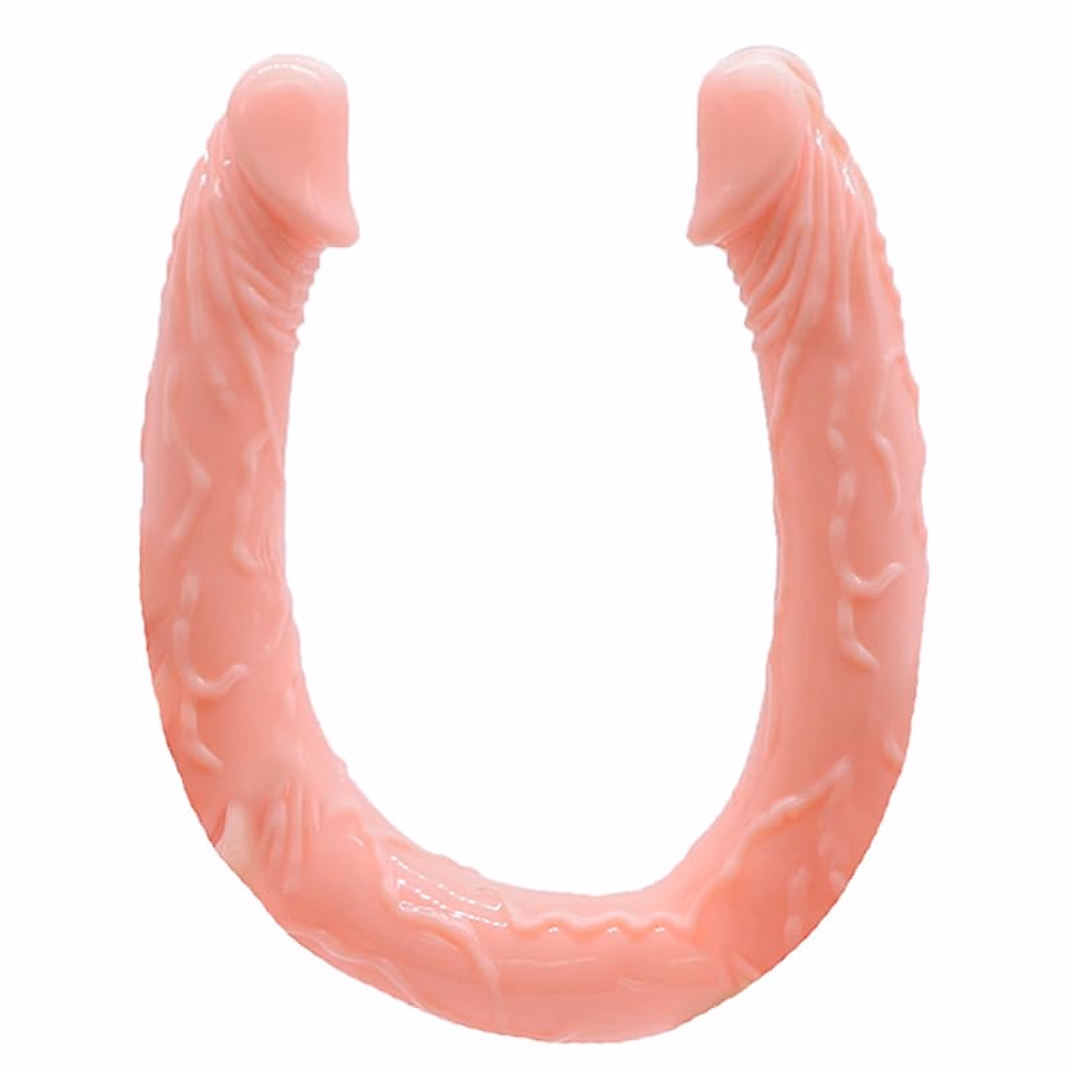 Exquisite 18.11 inches Double Headed Silicone Strong Suction Cup for Hands-Free Realistic Classic Double-Ended Wand Tool for Female Beginners - XjmFx26-2