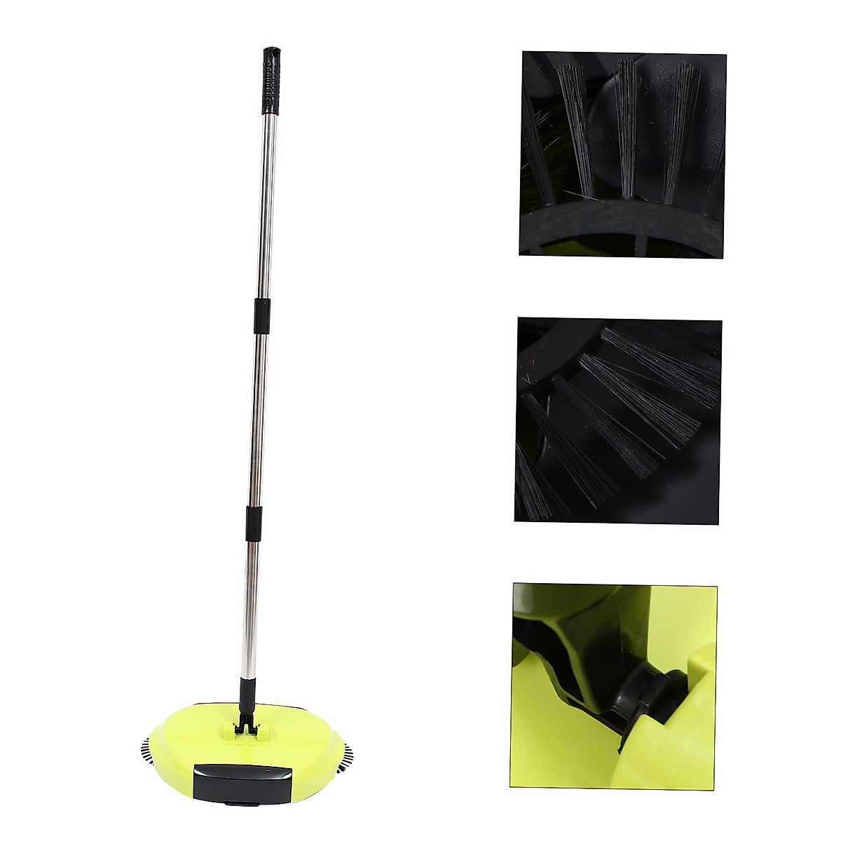BUTIFULSIC Multi Function Household Cleaning Sweeper Broom with Dustpan and Trash Bin Rotating Floor Mop in Random for Efficient Home Cleaning