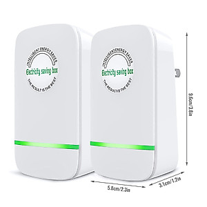 Pro Power Saver, 2024 New Upgrade Energy Saving Device, Power Saver Energy Saving Device for Home Office Market US Plug 90V-250V 30KW (2PCS)