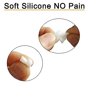 Anti-Slip Earbuds Ear Hooks Ear Tips for Sony Earbuds Replacement Double Flange Earbuds Tips for Sony WF-1000XM5/ WF-1000XM4/WF-C500/Linkbuds S Wireless Earbuds, White