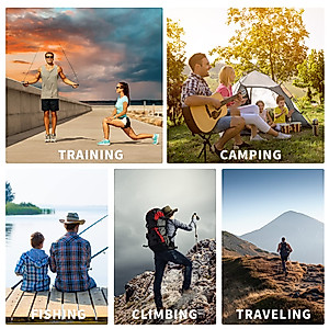 KANGDE Genuine Leather EDC Belt Loop Waist Multitool Sheath, EDC Pocket Organizer Pouch, Handmade 3 Pockets Organizer Sheath for FlashlightsTactical pensTools, Black