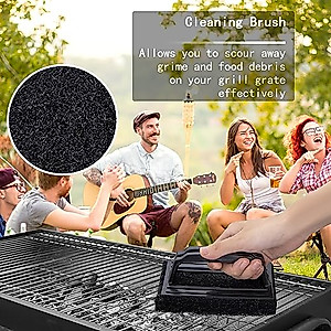Supernal 46pcs Blackstone Griddle Accessories,Meat Press,Fat Top Grill Accessories,Grill Utensils Set,Grilling Gifts for Men,Camping,Backyard,Thanksgiving, Christmas, Halloween