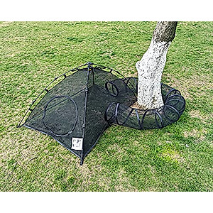 Outdoor Cat Enclosures Cat Tent Outdoor Pop Up Pet Playpen with One Cat Tunnels Portable Cat Playhouse (Play Tents for Cats and Small Animals) - Outside Habitat (Patent Pending)