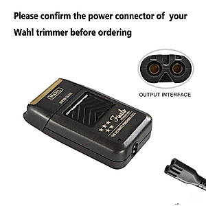 Charger Replacement for Wahl Magic Clip Cordless Clipper Trimmer, 4V Charger Cord Compatible with Wahl Clipper 8148/8418/8504/8504-400/8164/8509/8591/8591-016/1919 100 Electric Cordless Clipper