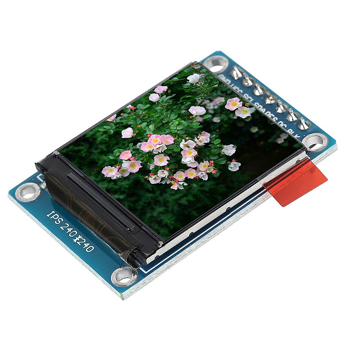 1.3 Inch IPS Color LCD Display Module 240x240 RGB 3.3V SPI ST7735 Vivid and Intuitive, 4 Mounting Holes for Arduino