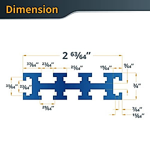 POWERTEC 24" Drill Press Fence Set w/T Slot Fence, Mounting Brackets, Flip Stops, Hold Down Clamps, Hardware for T-Slot Drill Press Table Tops, 71633