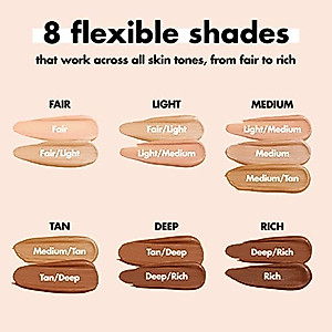 e.l.f. Halo Glow Liquid Filter, Complexion Booster For A Glowing, Soft-Focus Look, Infused With Hyaluronic Acid, Vegan & Cruelty-Free, Tan/Deep