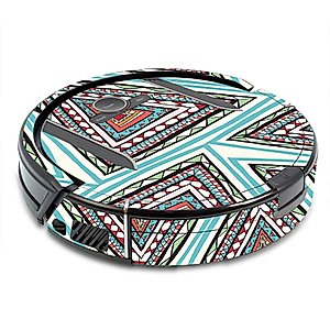 MightySkins Skin Compatible with Shark Ion Robot R85 Vacuum - Aztec Pyramids | Protective, Durable, and Unique Vinyl Decal wrap Cover | Easy to Apply, Remove, and Change Styles | Made in The USA
