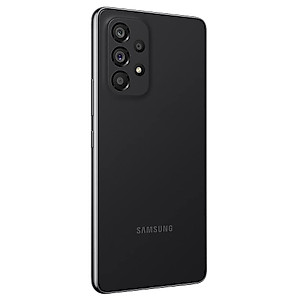 Samsung Galaxy A53 5G (128GB, 6GB) 6.5", IP67 Water Resistant, Dual SIM GSM 4G Volte Unlocked (Not Verizon Boost At&t Cricket) International Model A536E/DS (25W Charging Cube Bundle, Awesome Peachh)