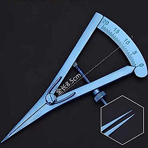 Titanium Castroviejo Caliper Ruler Ophthalmic ENT Eye Instruments