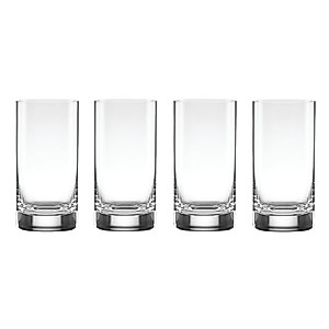 Lenox Tuscany Classics 4-Piece Highball Glass Set, 4 Count (Pack of 1), Clear