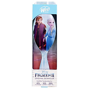 Wet Brush Original Princess Guiding Spirit Detangling Brush - Disney's Frozen 2, Sisters - All Hair Types - Ultra-Soft IntelliFlex Bristles Glide Through Tangles with Ease - Protects Against Split End