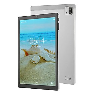 ASHATA Android Tablet 10 Inch, 4GB RAM 64GB ROM, 2.4G 5G Dual Band WiFi Calling Tablet Computer, 8 Core, 5MP 8MP Dual Camera, 5000mAh Battery, GPS BT Glonass, Gravity Sensing (US Plug)