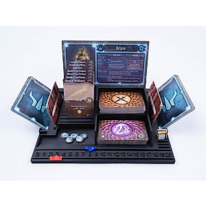 3D Vikings Gloomhaven Player Dashboards with HP/XP Slide Tracker, Black, Pack of 4