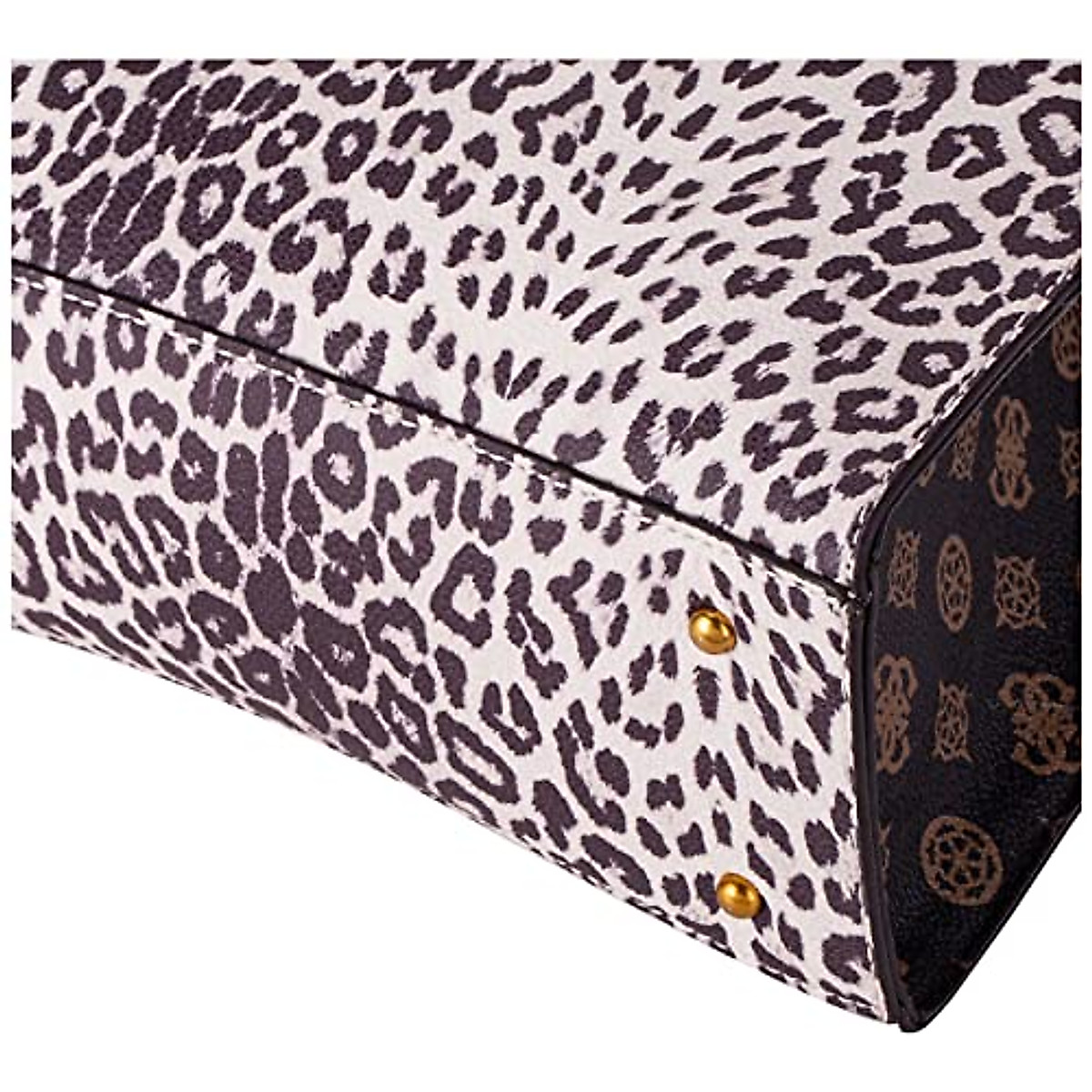 GUESS Zira High Society Satchel, Leopard Multi