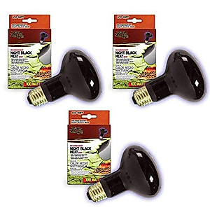 Zilla Night Black Heat Incandescent Spot Bulb, 100-Watt (3 Pack)