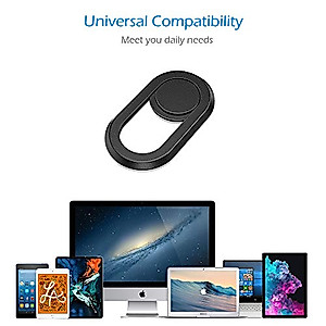 CloudValley Webcam Cover 3-Pack, 2020 Updated Laptop Camera Cover Slide, Horizontal Slide, Webcam Covers for MacBook Pro, MacBook Air, Laptop, iMac, iPad