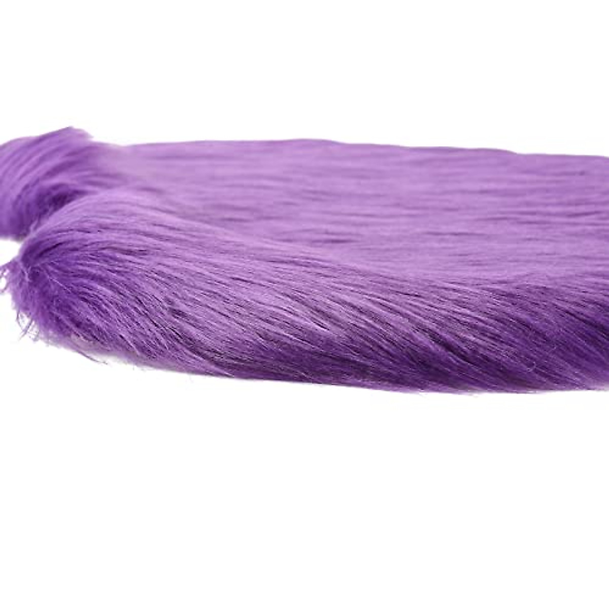 Nuxn 40 x 50cm Heart Shape Faux Sheepskin Rug Soft Long Plush Fluffy Shaggy Carpet Area Mats Rugs Bedroom Sofa Decorative Floor Carpet (Purple) 1