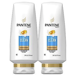 Pantene Classic Clean Conditioner 24 Fl Oz (Pack of 2)