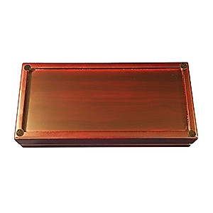 Wood Glass Top Display Box for 3 Extra Large or Air-Tite I Coin Capsules / 2" Challenge Coins