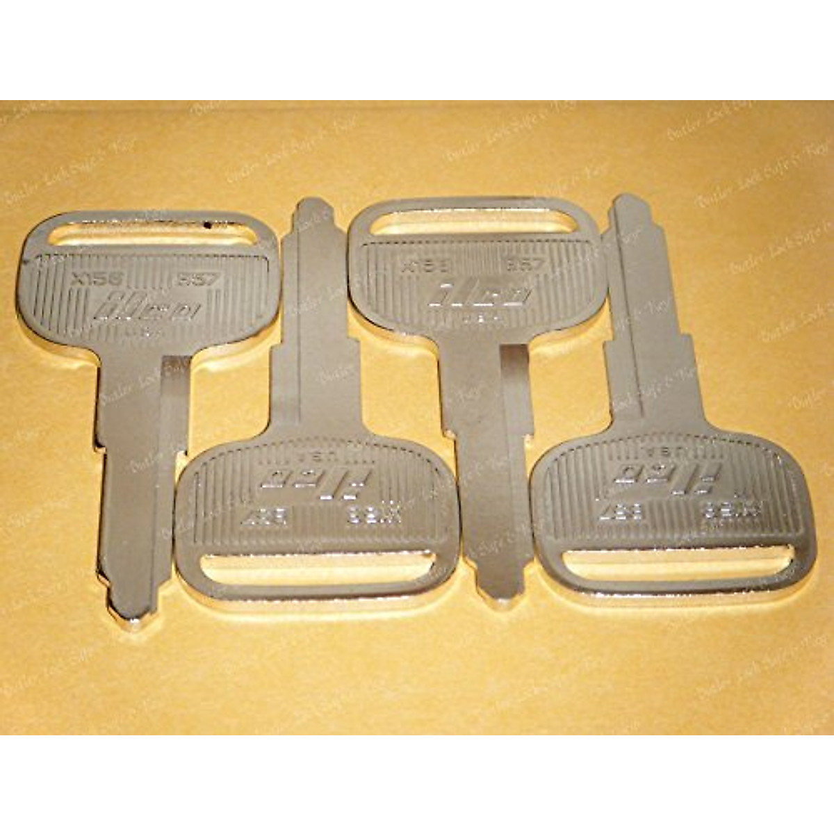 ISUZU DIESEL TRUCK KEY BLANKS FSR, NPR, NRR, AND NQR 4 KEYS