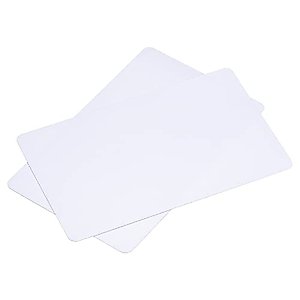 MECCANIXITY Blank PVC Cards for ID Badge Printers, Graphics Quality White Plastic CR80 10 Mil (CR8010) Pack of 100
