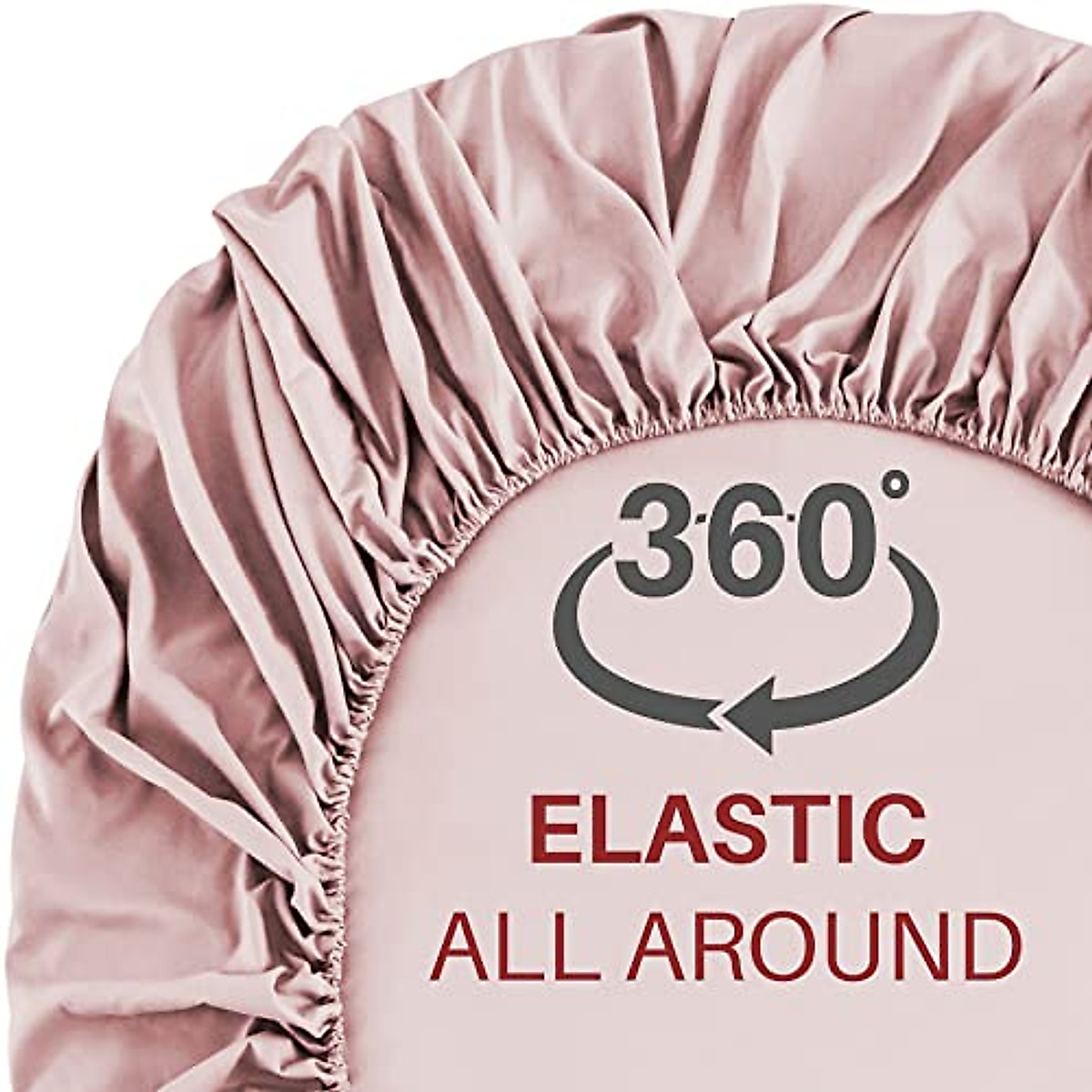 Mohap Bed Sheet Set 4 Piece Bedding Double Brushed Microfiber Soft Bedding Easy Care Full Pink