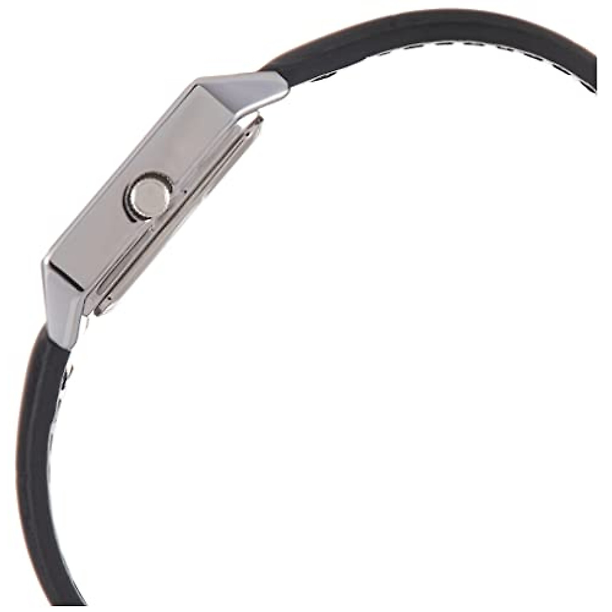 Casio LTP-V007L-7B1 Women's Rectangular Leather Strap Silver Roman Dial Dress Watch