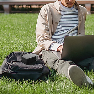 Labels Makers Case Compatible with Phomemo D30 Label Maker/Memoking D30 label maker/NiiMbot D11, Mini Labeler Printer Carrying Bag Organizer with Pockets for Tape Paper Roll and Accessories, CASE ONLY