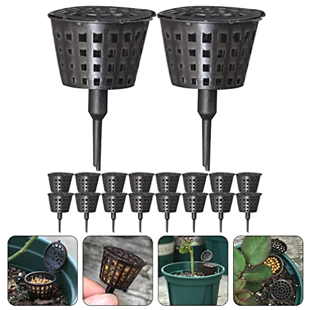 HANABASS Orchid Food Orchid Food Orchid Food 30pcs Potted Plant Fertilizer Box Bonsai Fertilizer Baskets Gardening Supplies Orchid Planter Blood Meal Blood Meal Blood Meal