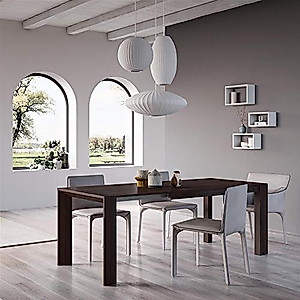Mobili Fiver, Extendable Table, Giuditta, Grey Concrete, Made in Italy