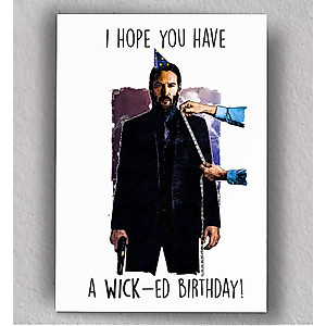 A Wicked Birthday Card | Badass Birthday Card for Boyfriend | Husband | Blank Card