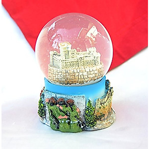 Snowdome Israel Templ of Jerusalem Snowglobe Second Temple holyland 93mm