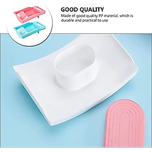 Mini Hand Washboard Personal Underwear Sock Washing Board, Washboard for Laundry, Use for Hand Washing Clothes and Small Items Plastic Non-Slip Washboard Convenient Washboard (Pink)