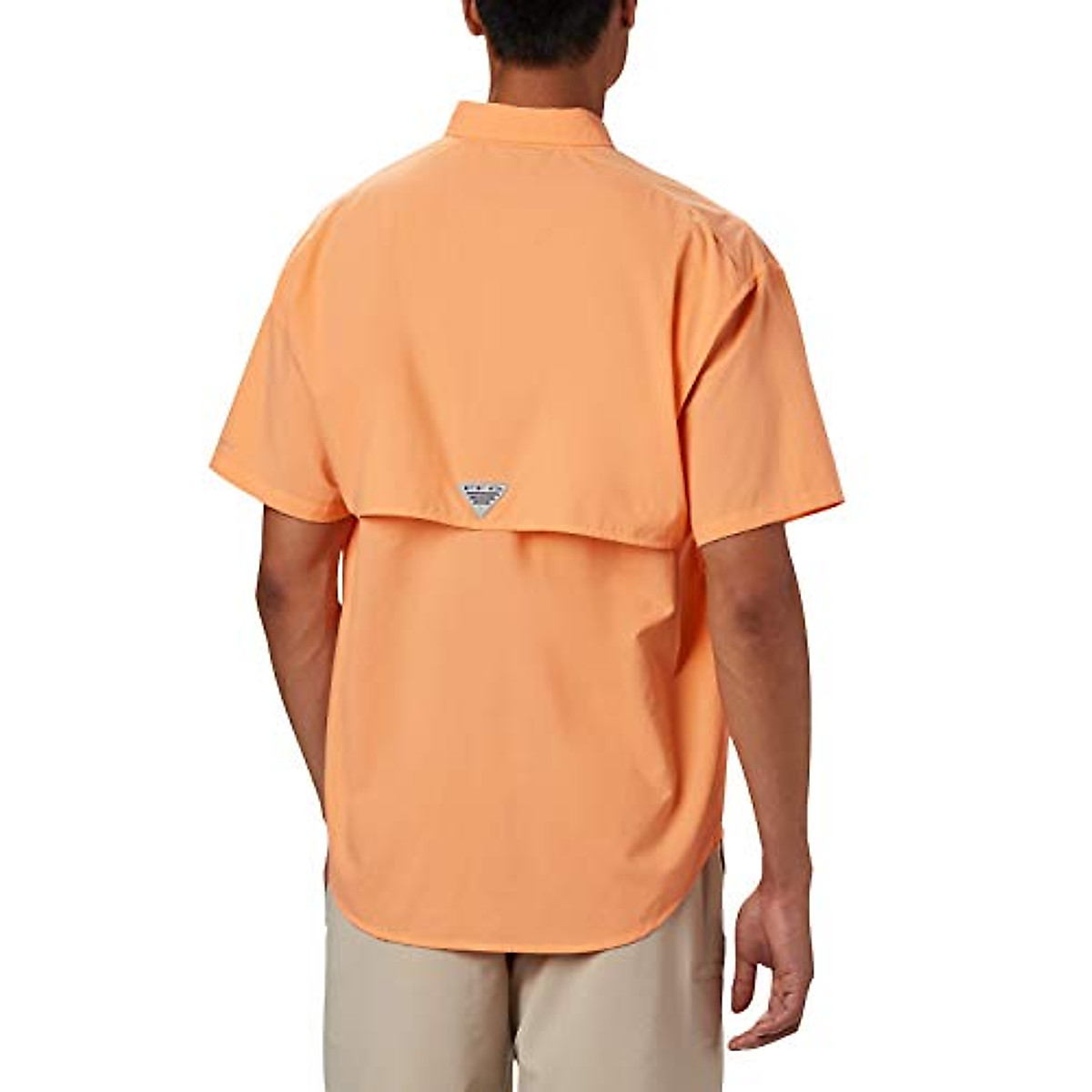 Columbia Men's Bahama II UPF 30 Short Sleeve PFG Fishing Shirt, Bright Nectar, Large