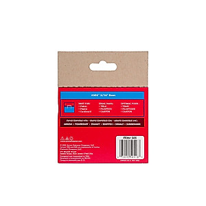 Arrow 505 Genuine T50 5/16-Inch Staples, 1,250-Pack
