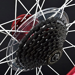 BESPORTBLE 2pcs Bicycle Flywheel Guard Mountain Bike Flywheel Guard Bike Rear Hub Cover Dirt-Proof Flywheel Cover Mountain Bike Accessories Road Bike Chain Guard Flywheel Protective Cover