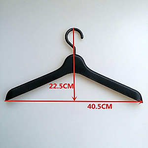 menolana 4 Pack of Sturdy Scuba Diving and Surfing Wetsuit Hangers - Black, 20kg Holding Capacity