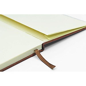 Silvine Executive Soft Feel Notebook Ruled with Marker Ribbon 160pp 90gsm A4 Tan Ref 198TN