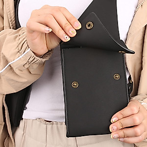 Neween Upgraded Anti-Theft Hidden Underarm Strap Wallet Pocket Holster Phone Shoulder Holster Bag Leisure Double Shoulder Pouch