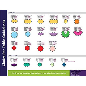 Jonti-Craft Berries 8142JC6114 Stacking Chairs with Chrome-Plated Legs, 12" Height, Orange, Pack of 6