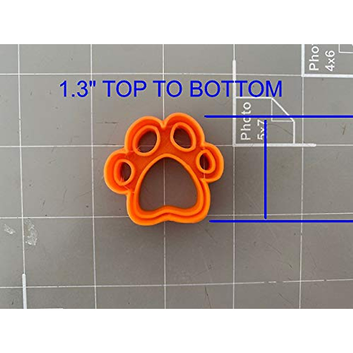 Dog Paw Cookie Cutter Style Set of 3