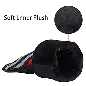 BIG TEETH Golf Head Covers Driver Hybrid Fairway USA Stripe and Star Golf Accessories (Driver Cover)