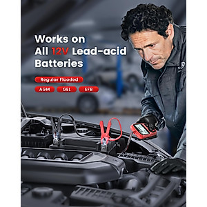 ANCEL BST200 Car Battery Tester 12V 100-1100 CCA Automotive Bad Cell Load Test Tool Digital Analyzer Tester for Car Truck Motorcycle SUV Boat and More