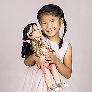 ADORA Amazon Exclusive Amazing Girls Collection, 18” Realistic Doll with Changeable Outfit and Movable Soft Body, Birthday Gift for Kids and Toddlers Ages 6+ - Athletic Lily