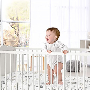 Sweet Jojo Designs Jungle Safari Animals Boy Girl Fitted Crib Sheet Baby Toddler Nursery Brown Taupe Black and White Gender Neutral Animal Elephant Giraffe Wildlife Adventure Zebra Elephants Serengeti