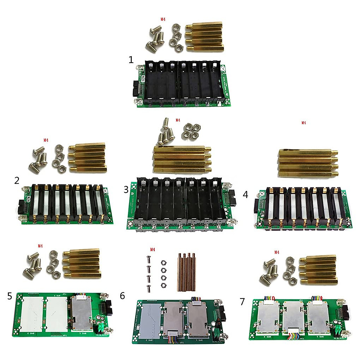 7S Power Wall Balancer Module Power Bank Case 18650 29.4V Battery Holder 20A 40A 60A Battery Box Protection Board Main Board Inverter Motherboard Generator Controller chip Onboard Converter Power