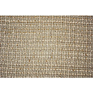Chardin home – Oceanside Rug – 100% Recycled Polyester Indoor/Outdoor 5x7 feet Area Rug. Color: Golden Brown/Beige.